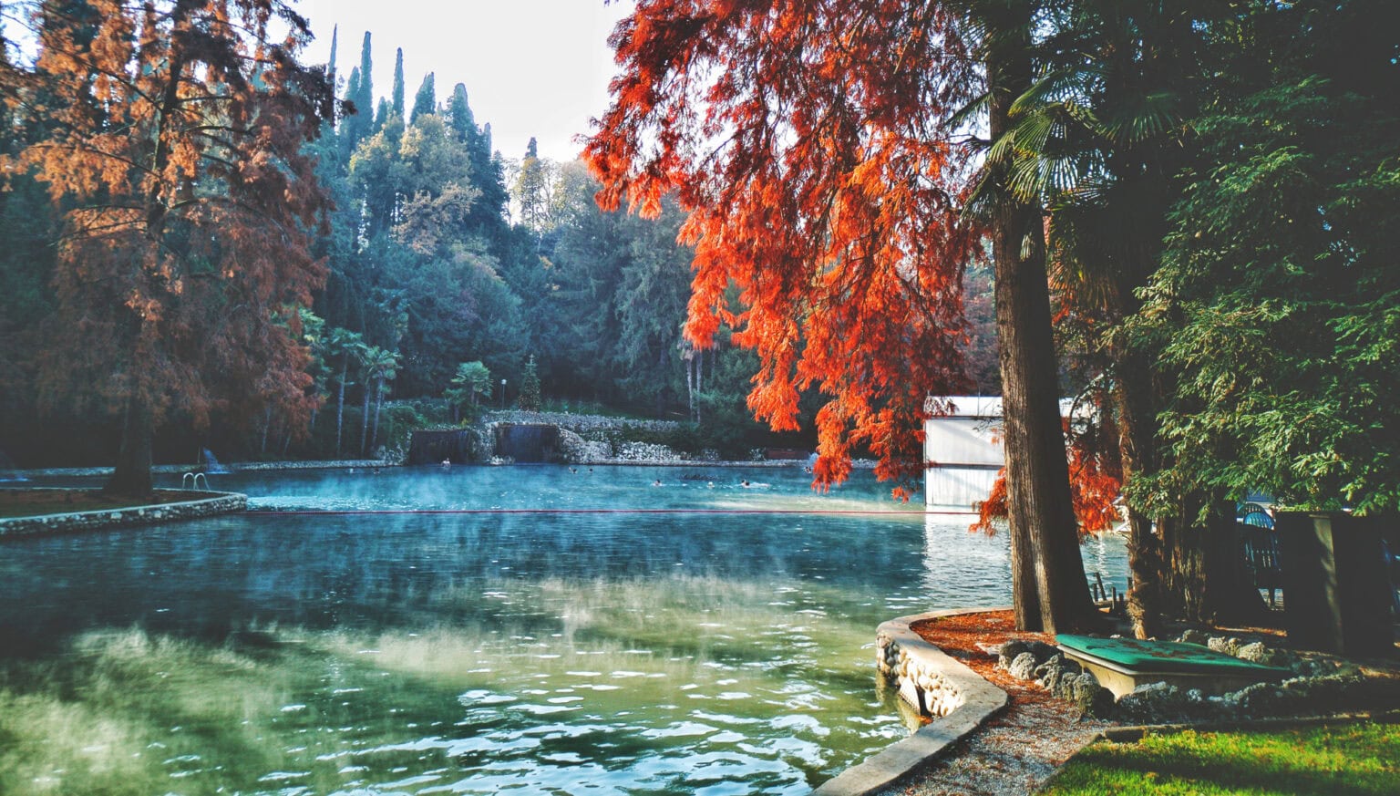 פארקו טרמלה דל גארדה Parco Termale Del Garda ווילה דיי צ'דרי Villa Dei ...